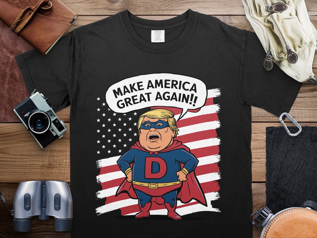 Cpt Donald Trump Super Hero Super Trump Captain Trump American Flag ...