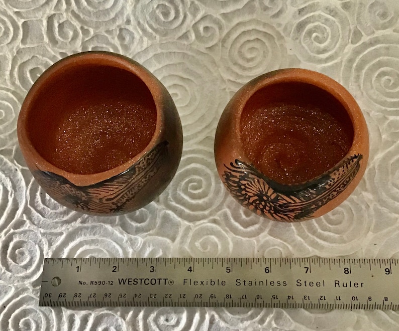 Raven Tea or Whiskey Cup of Sparkling Mica Clay Free Shipping - Etsy