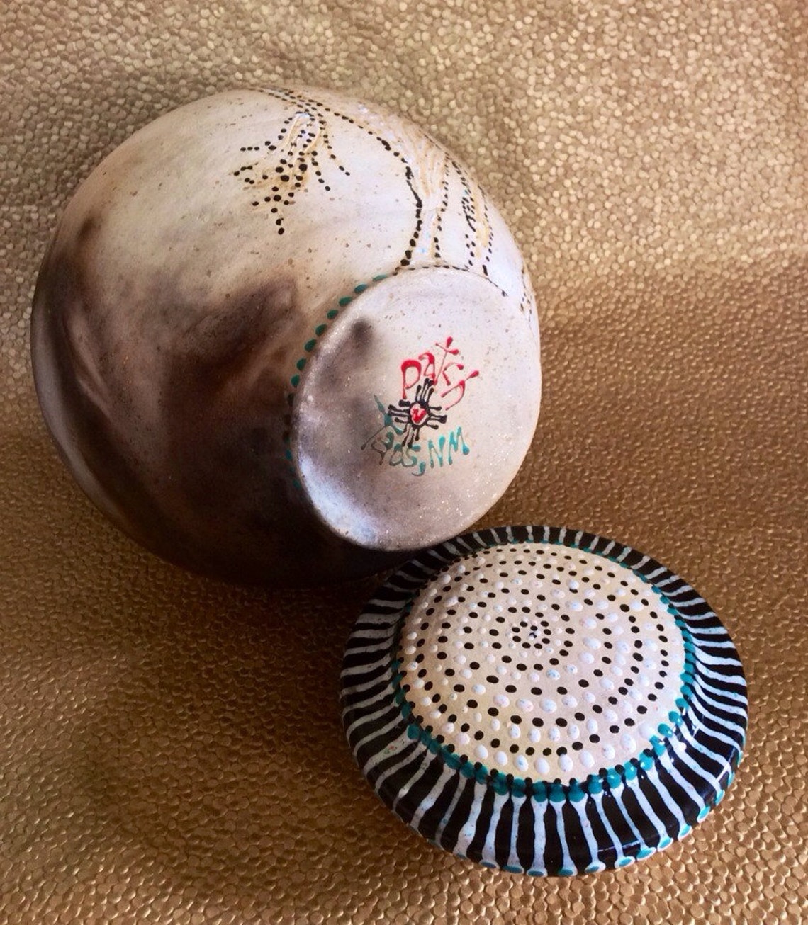 White Buffalo Cremation Urn White Mica Clay Taos New Mexico | Etsy