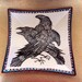 Shapeshifter Raven Platter for Table and Wall Ceramic Hand Painted ...