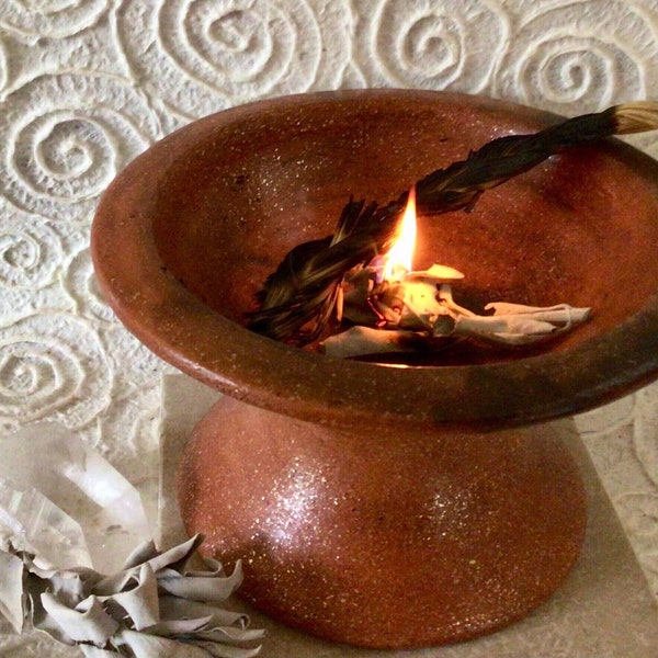 Clay Smudge Bowl - Etsy