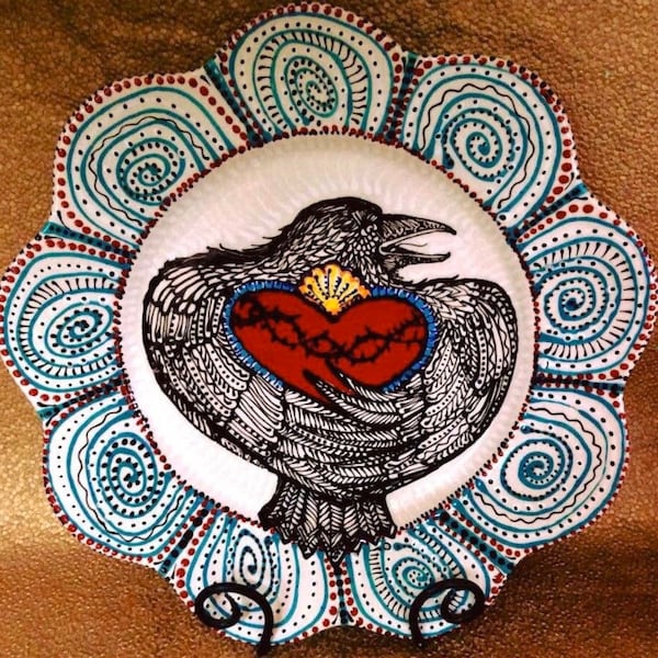 Raven Heart - Etsy