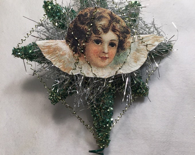 Sweet Angel Vintage Style Tree Topper Miniature Tree - Etsy