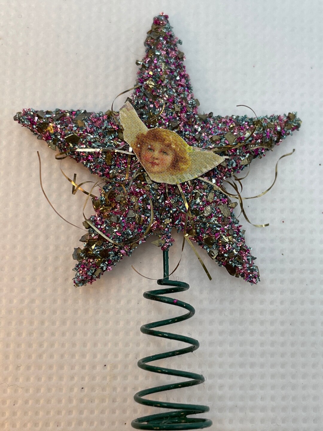Miniature Feather Tree Topper - Etsy