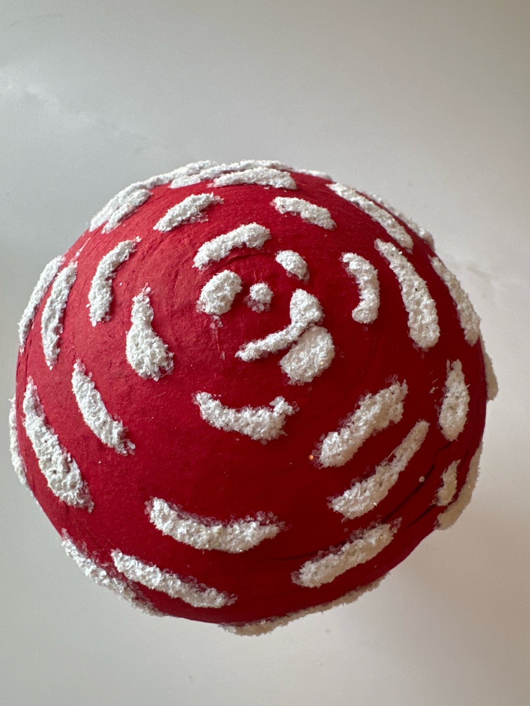 Spun Cotton Mushroom Tree Topper Table Top Tree - Etsy