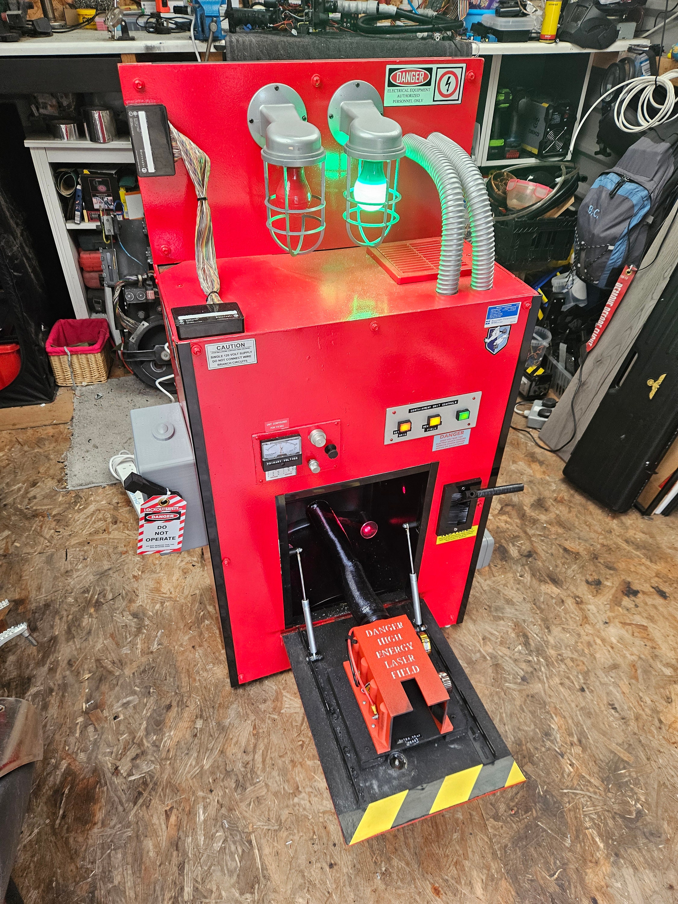 Ghostbusters Ecto Containment Unit, DIY, Arduino Code, Schematics, 3d Files Shutdown Switch ...