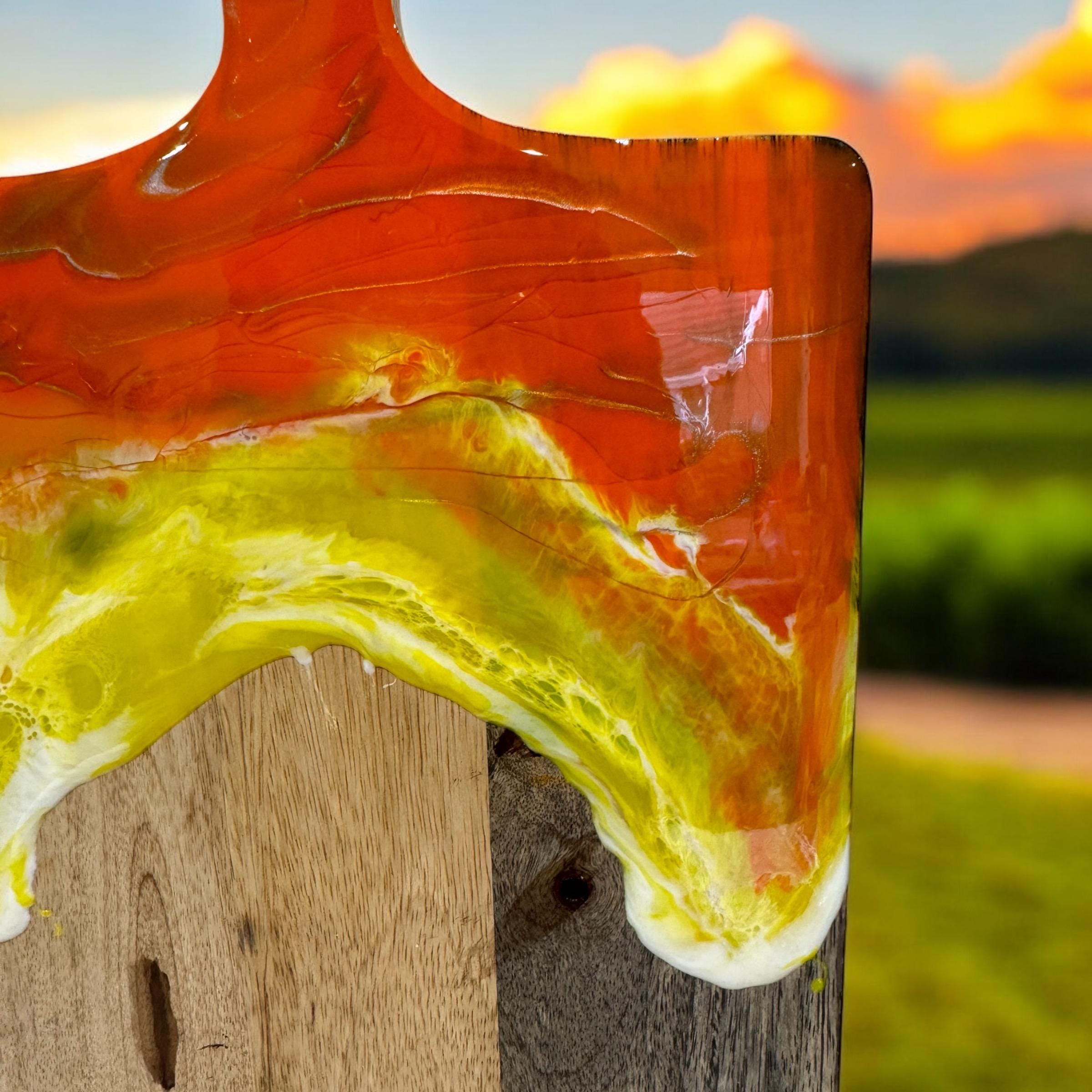 Chopping Board or Wall Art Orange - Etsy