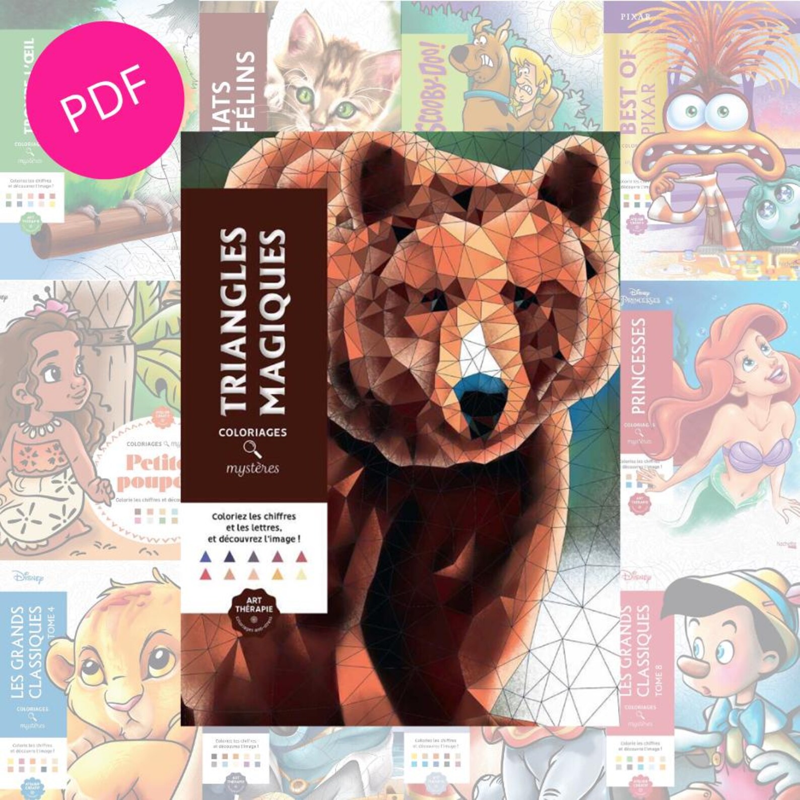 Printable Coloring by Numbers PDF – 100 Mystery Coloring Pages for ...
