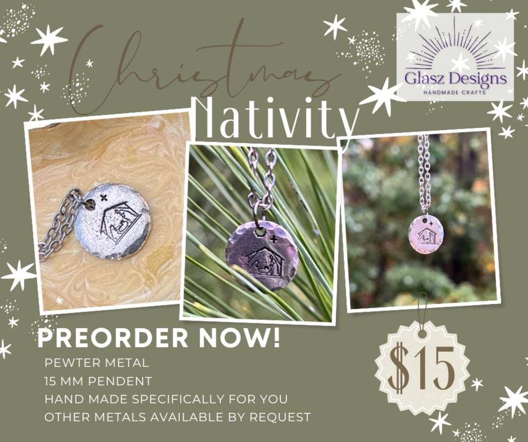 PREORDER: Nativity Necklace - Etsy