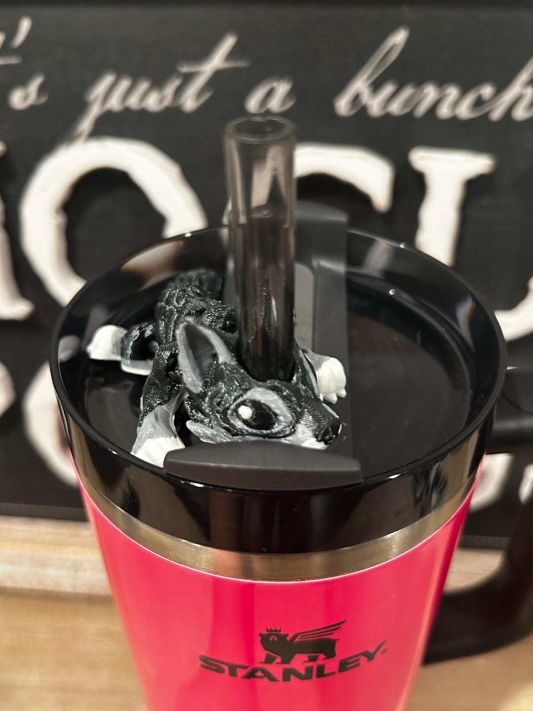 Wolf Stanley Straw Topper: 10mm, Fits 40oz and 30oz - Etsy