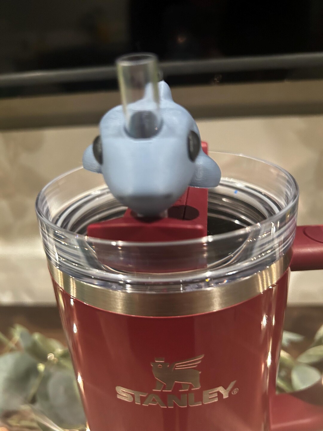 Shark Stanley Straw Topper: 10mm. Fits 40oz and 30oz Stanley! - Etsy