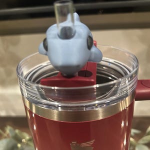 Shark Stanley Straw Topper: 10mm. Fits 40oz and 30oz Stanley! - Etsy