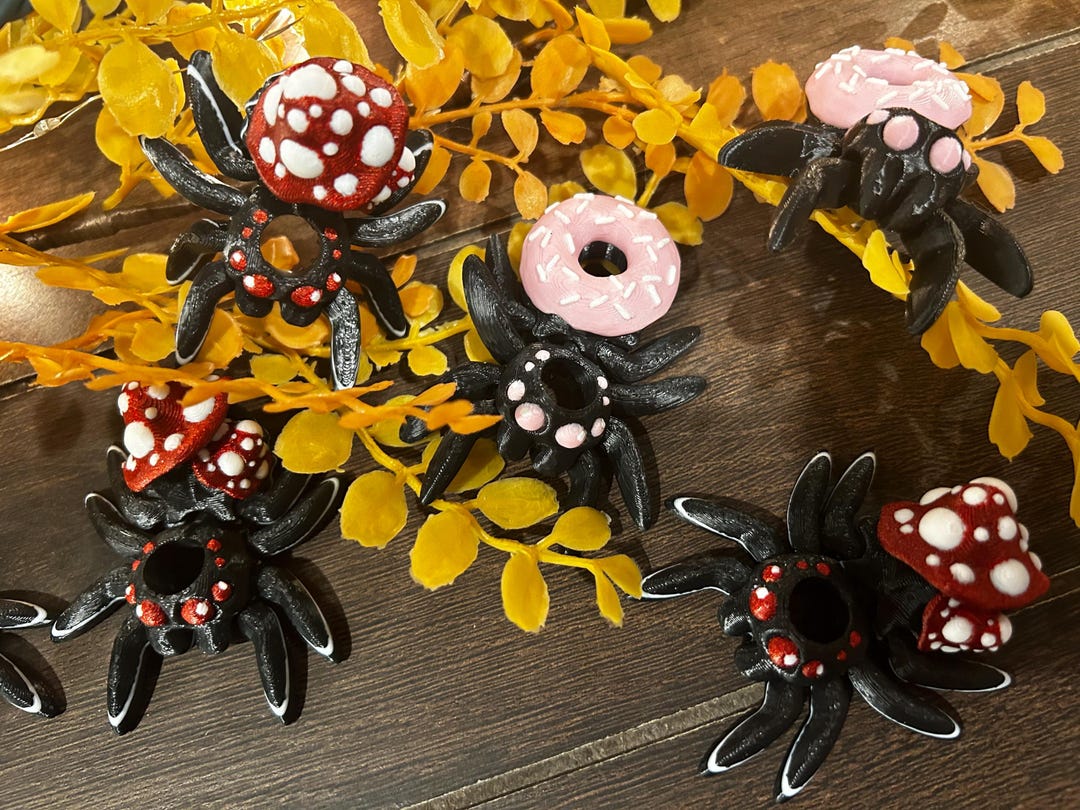 Mushroom Donut Spider Stanley Straw Topper: 10mm, 40oz/30oz - Etsy