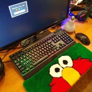Keyboard Tufted Rug Angry Birds,personalized Rug,gaming Rug,gamer Rug ...
