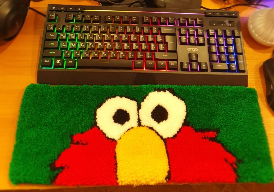Keyboard Tufted Rug Angry Birds,personalized Rug,gaming Rug,gamer Rug ...