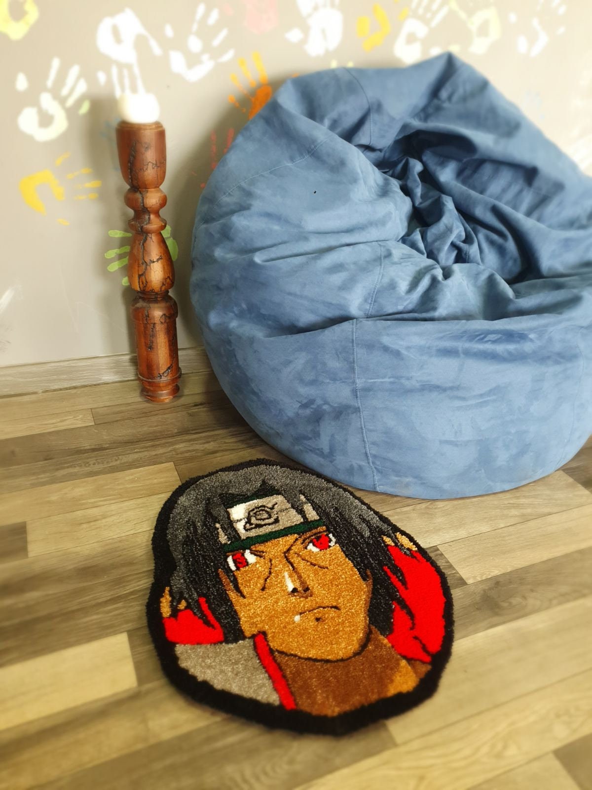 Custom Tuft Rug Itachi Uchiha Naruto Anime/ Custom Tufted Rug/ Amime ...