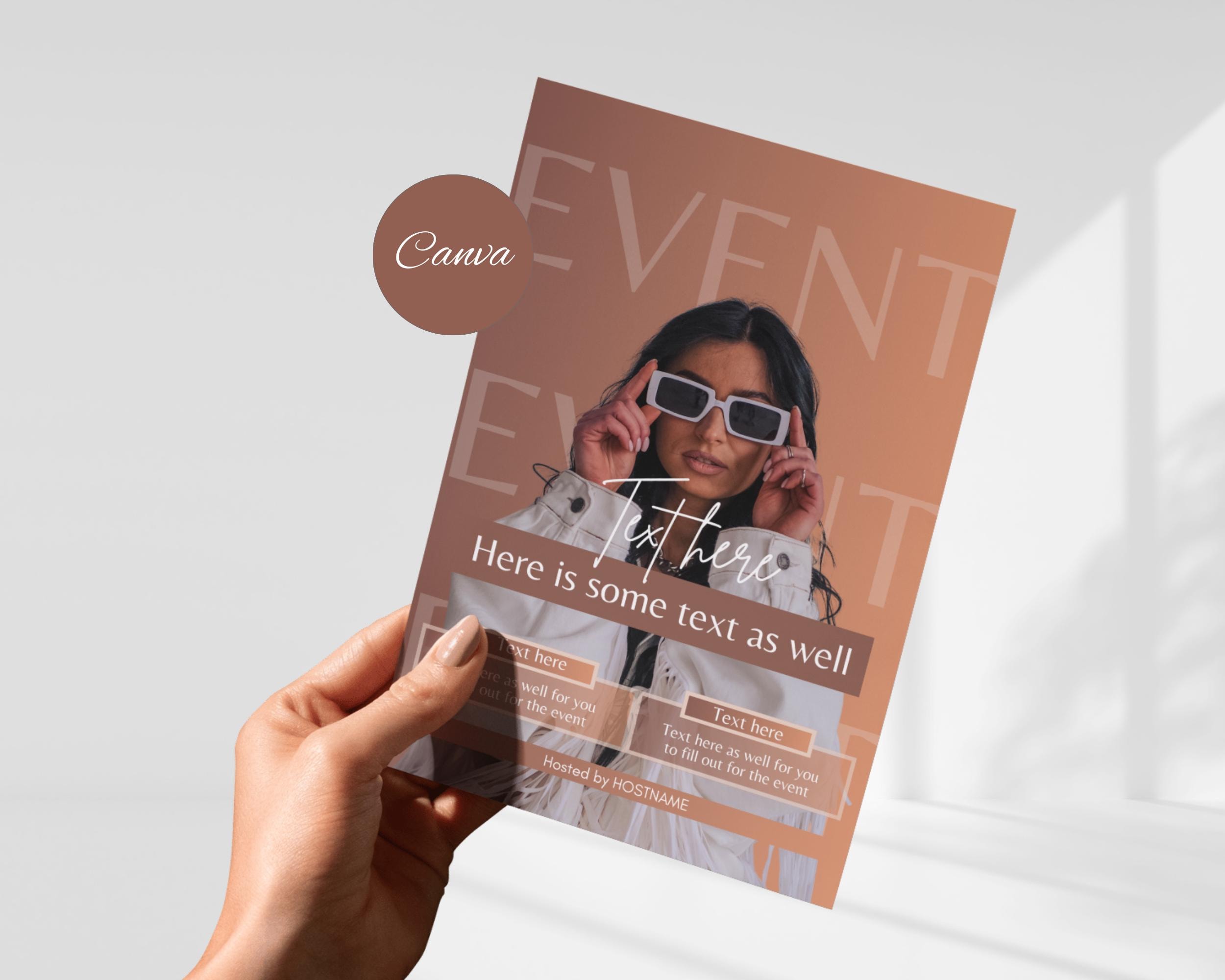 Event Flyer Templates Networking Flyer Design Editable Women's ...