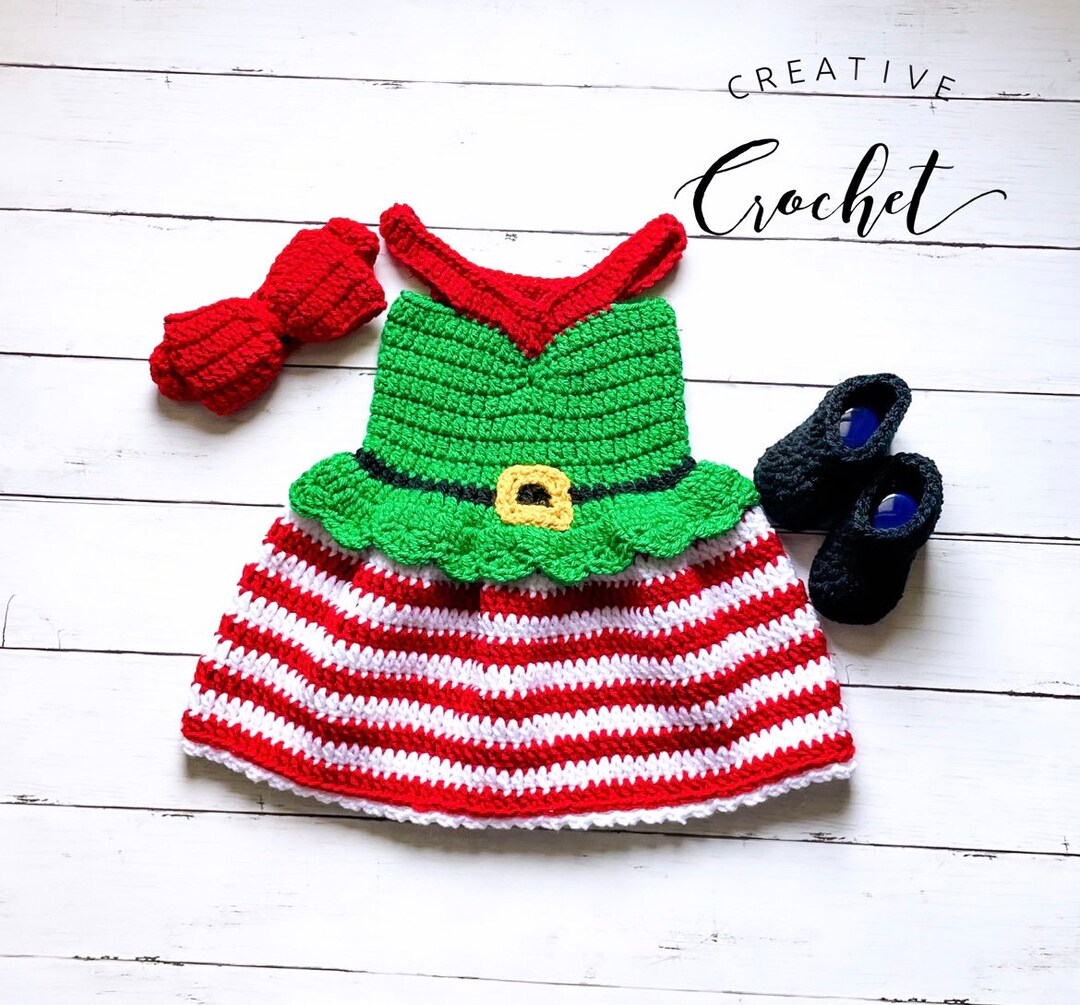 Santas Little Helper | Elf Dress | Baby Girl | Christmas Costume - Etsy