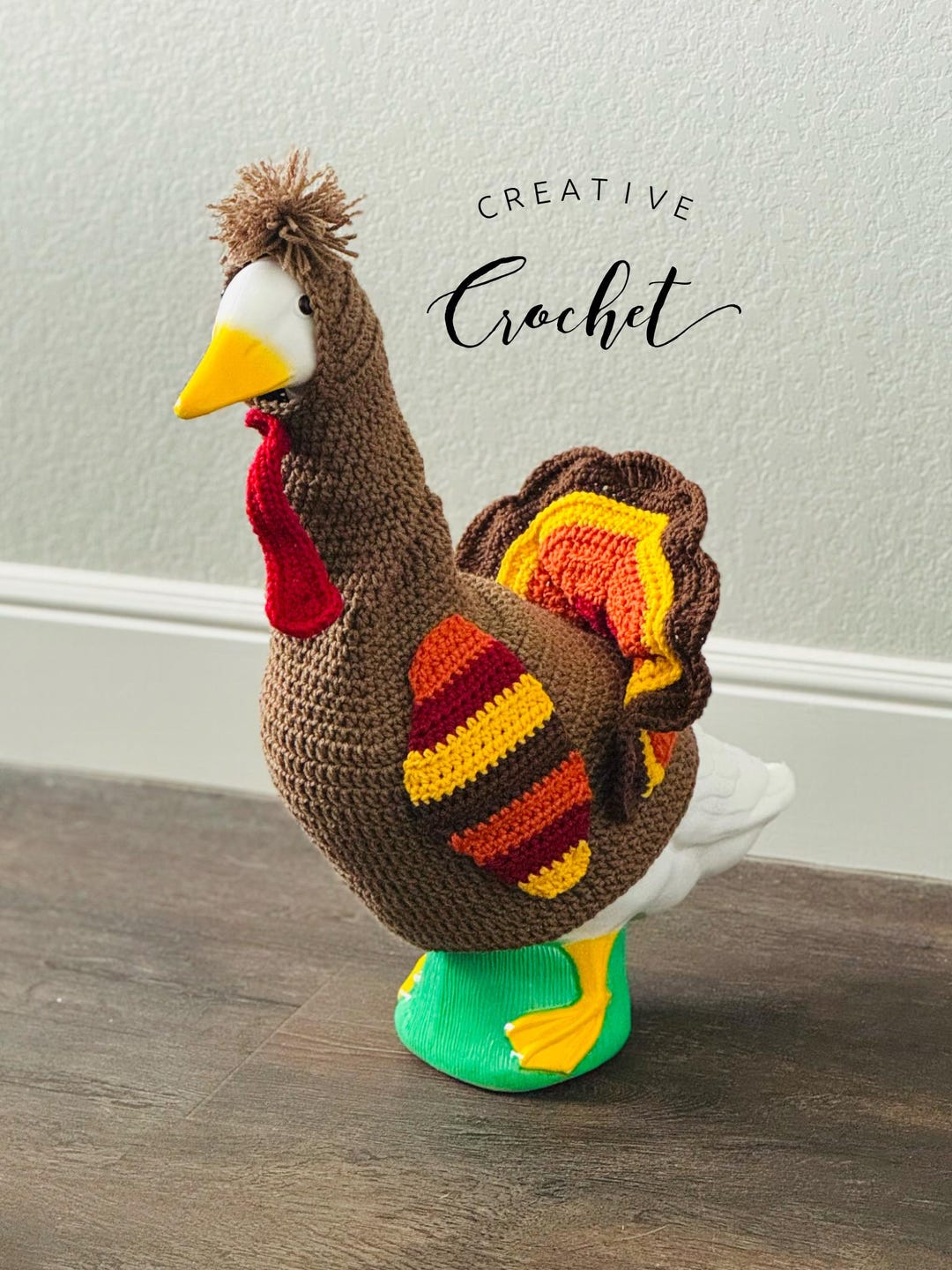 Thanksgiving Turkey Goose Outfit – Fall Porch Goose Clothing – Autumn ...