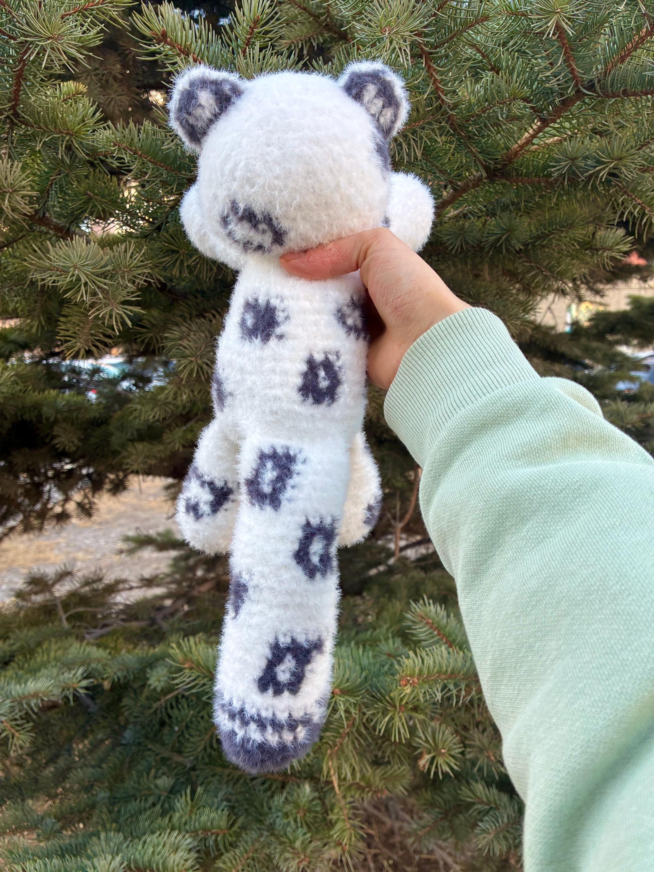 Snuggly Snow Leopard *PATTERN* - Etsy