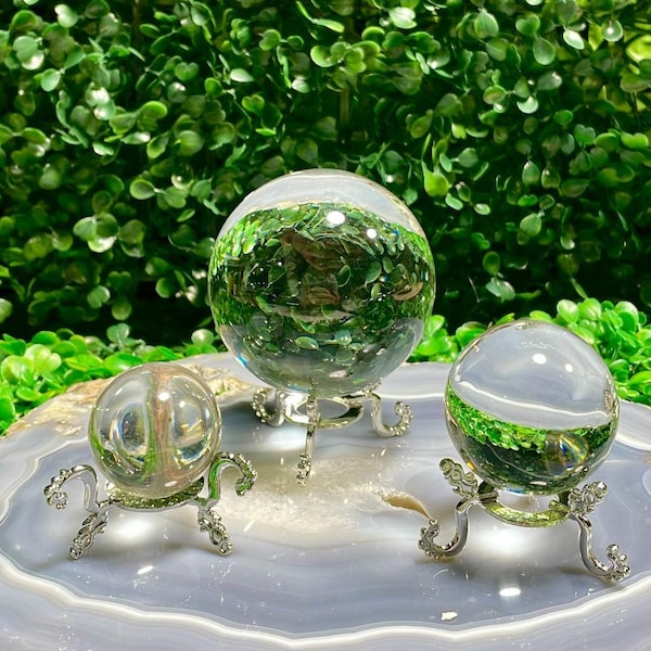 Glass Crystal Ball - Etsy