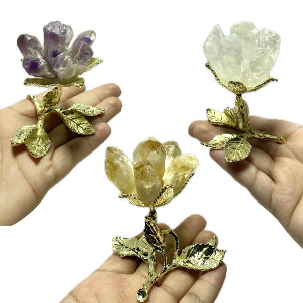Crystal Flowers - Etsy