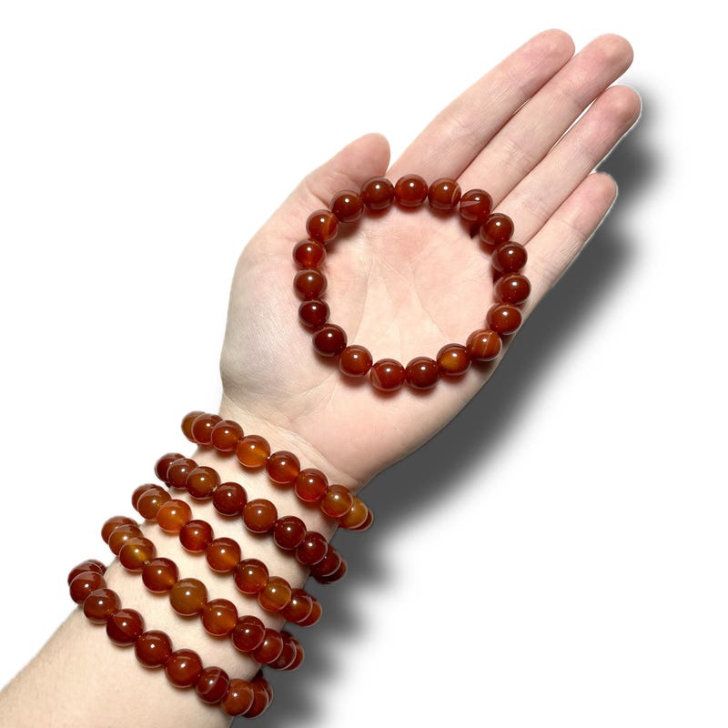 Carnelian Bracelet - Etsy