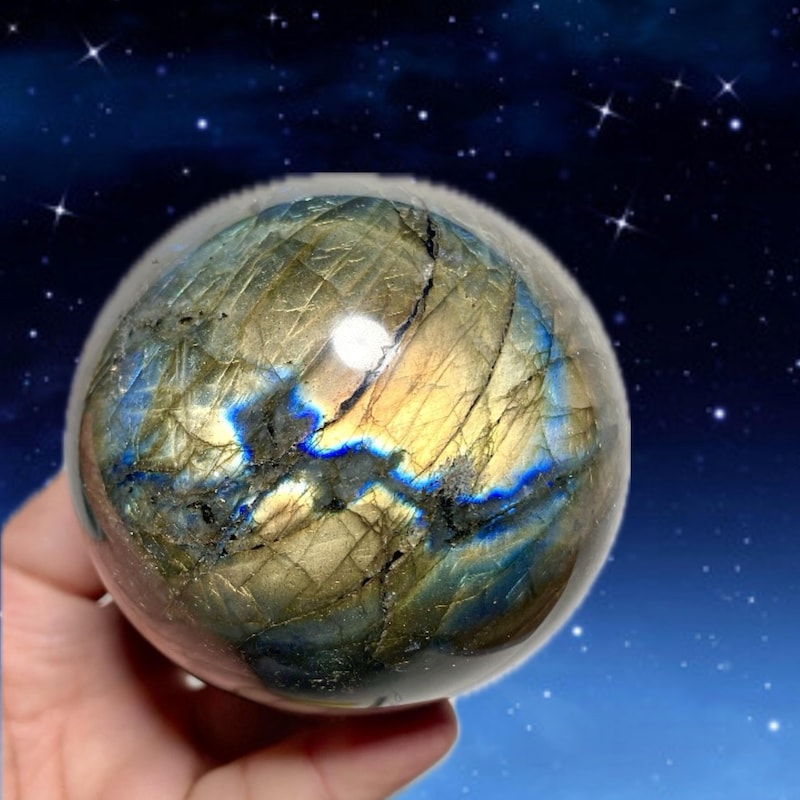 Labradorite Ball Small - Etsy