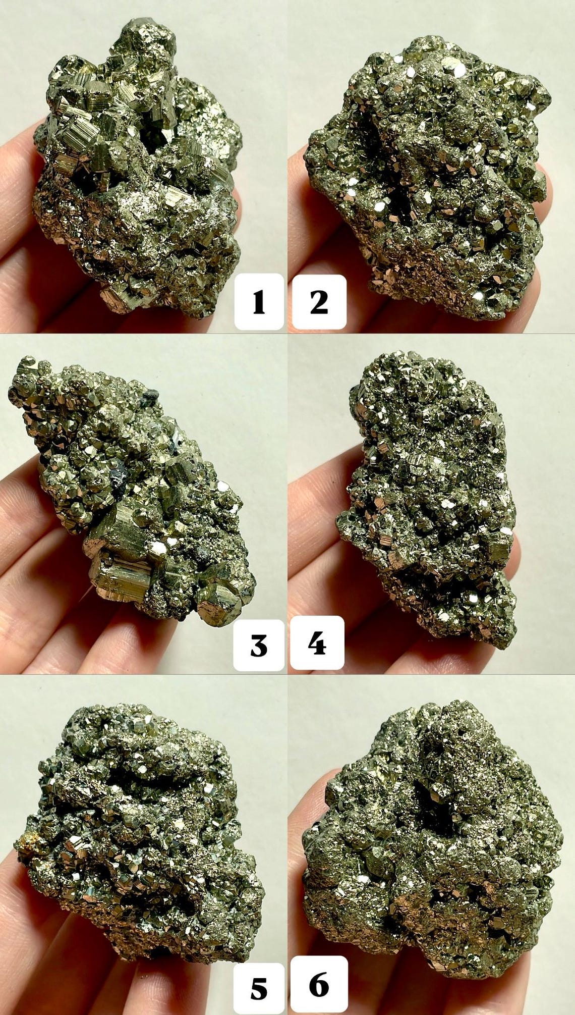 Natural Rough Pyrite Chunks | Sparkling ‘fool’s Gold’ Mineral Specimens ...
