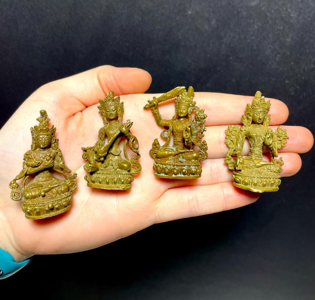 Mini Brass Buddha Statues | Thai Buddha Statues | Buddhism Talisman ...