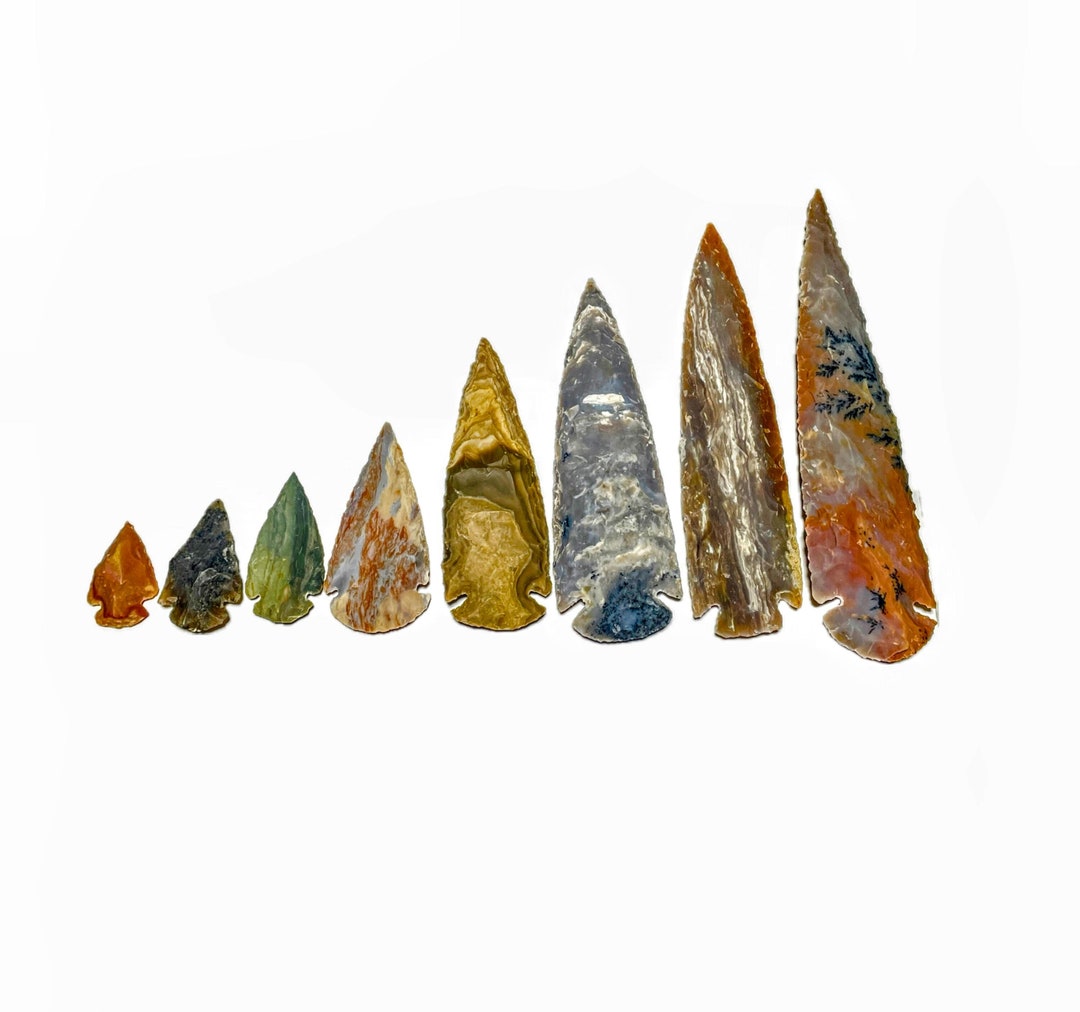 CRAZY CHEAP Jasper Arrowheads | Hand Knapped Fancy Jasper Arrowheads ...