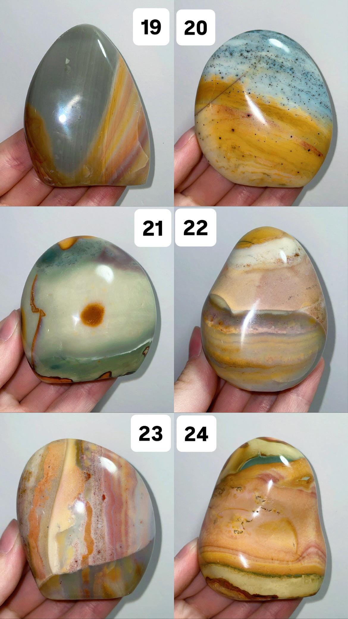 Polychrome Jasper Freeforms | Small to Medium Size | Pick Your Own ...