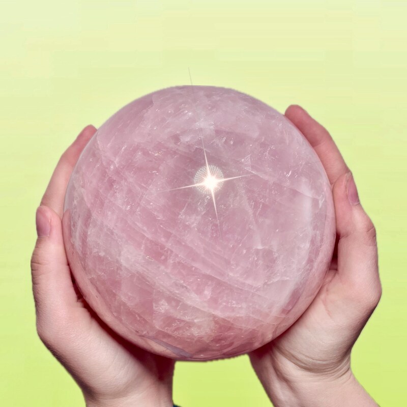 Large Rose Quartz - Etsy