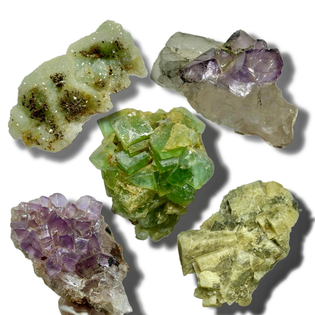 Natural Rough Fluorite Specimens, Cubic Fluorite Specimens, Natural ...