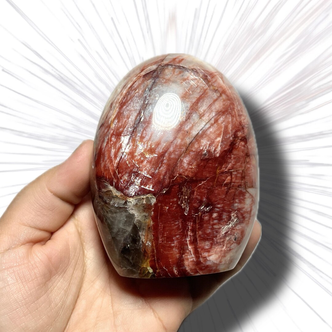 Red Moonstone Free Forms | Red Feldspar With Smoky Inclusions ...