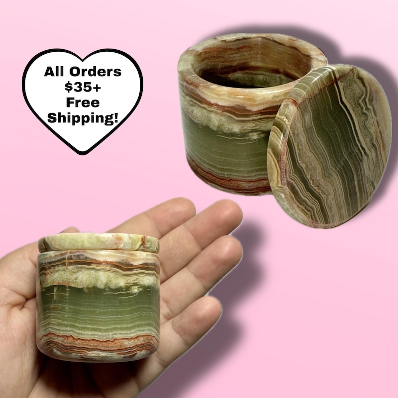 Onyx Green Jewelry Box - Etsy