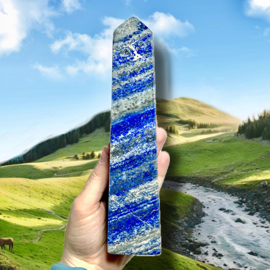 Lapis Lazuli Towers | Lapis Lazuli Points | Natural Stone Obelisk ...