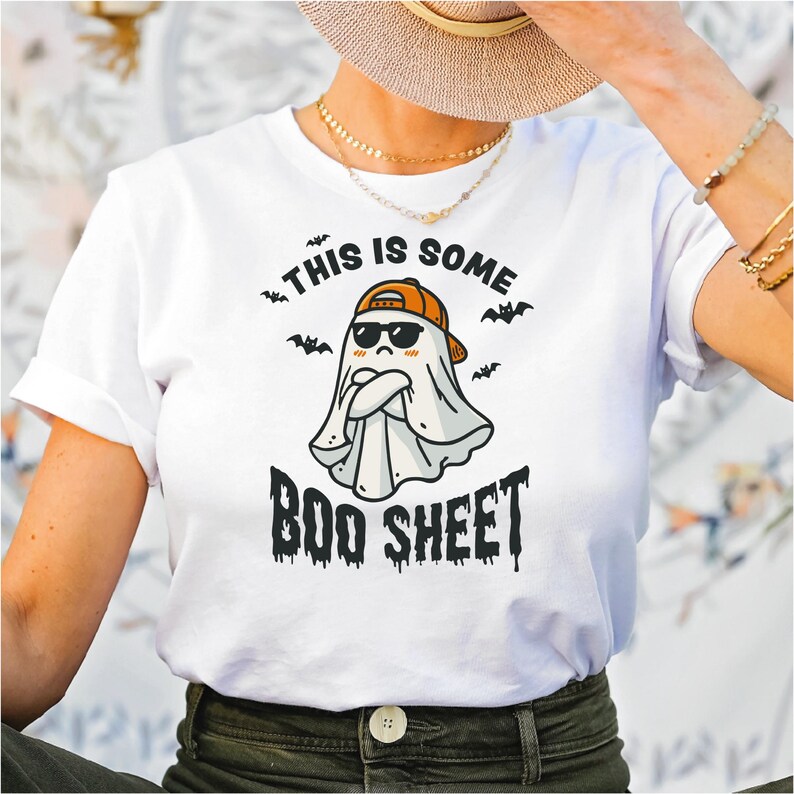 Boo Sheet Ghost DTF Transfer, Halloween Print, Ready to Press - Etsy