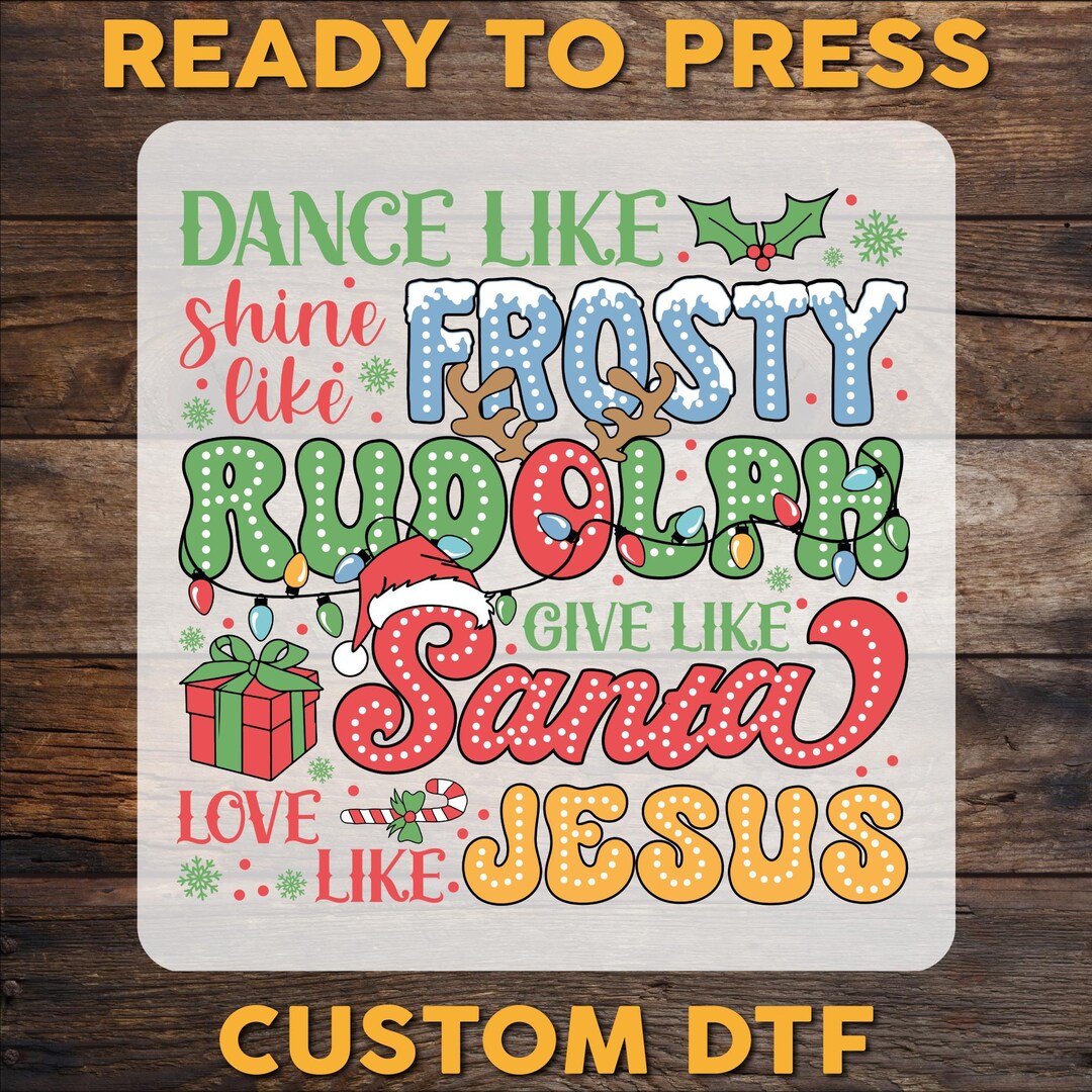Dance Like Frosty DTF Transfer, Winter Vibes Ready to Press, Print - Etsy