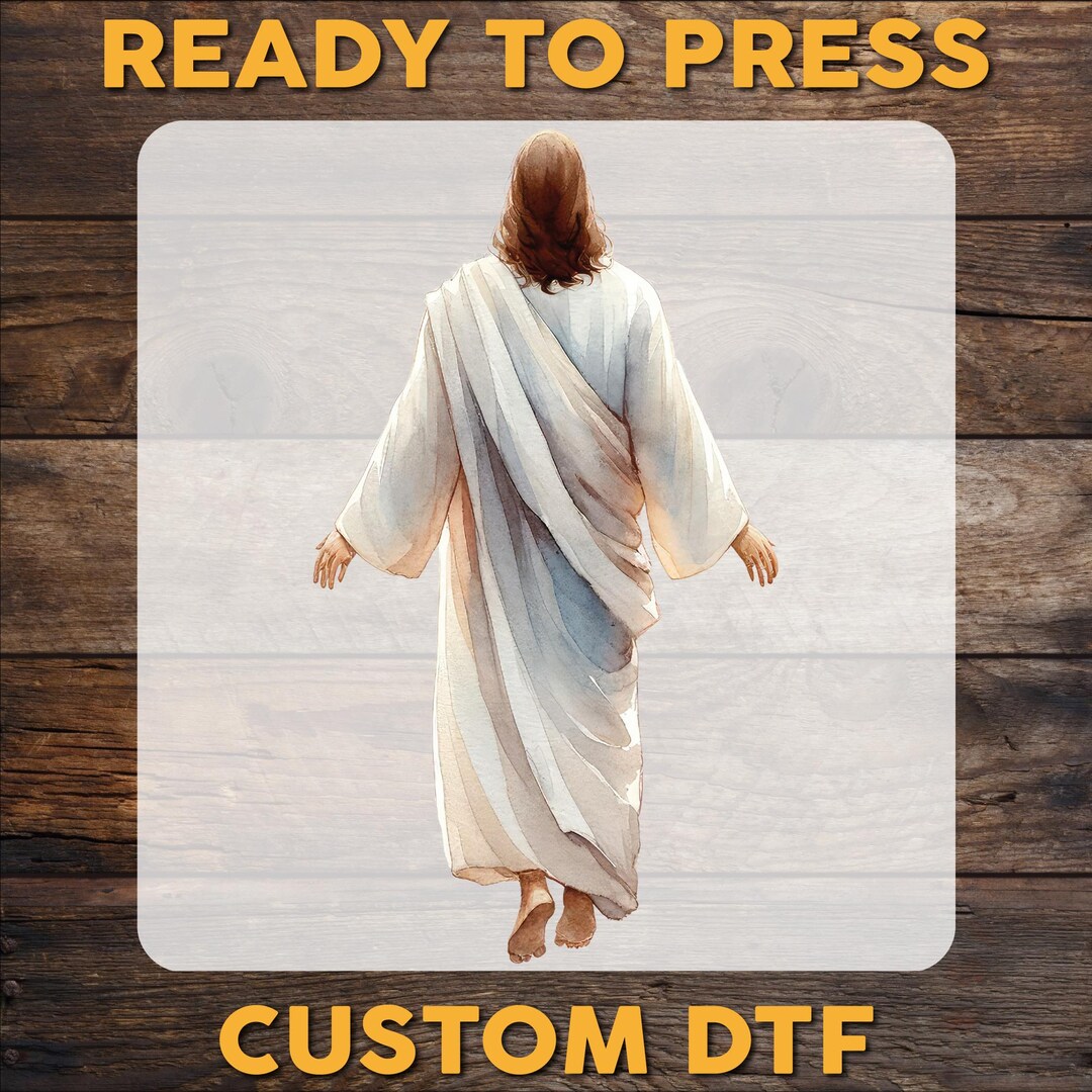 Jesus Christ DTF Transfer, Jesus Ascension Ready to Press, He is Risen ...