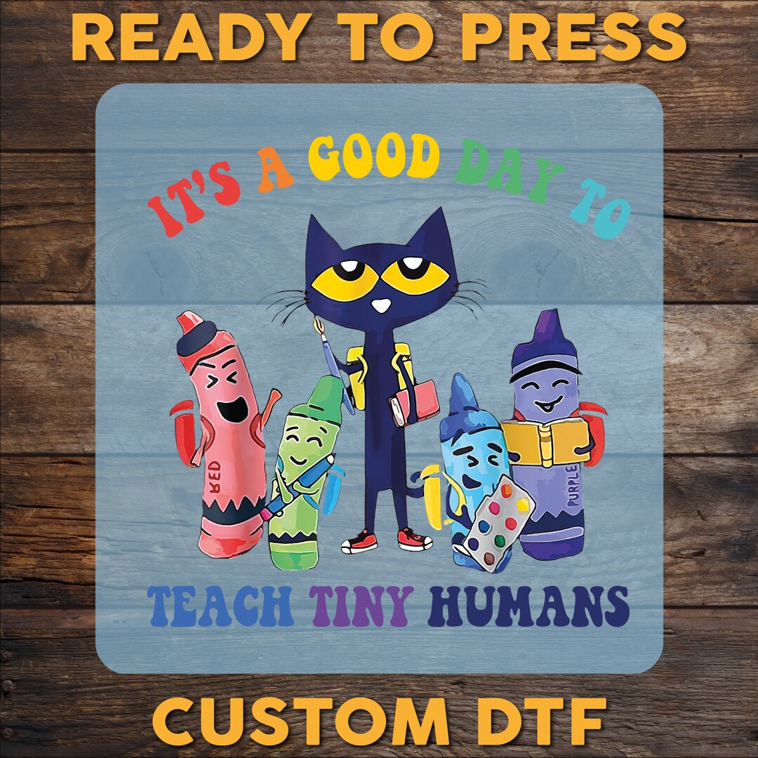 Teach Tiny Humans DTF Transfer: Teacher Heat Press Print - Etsy