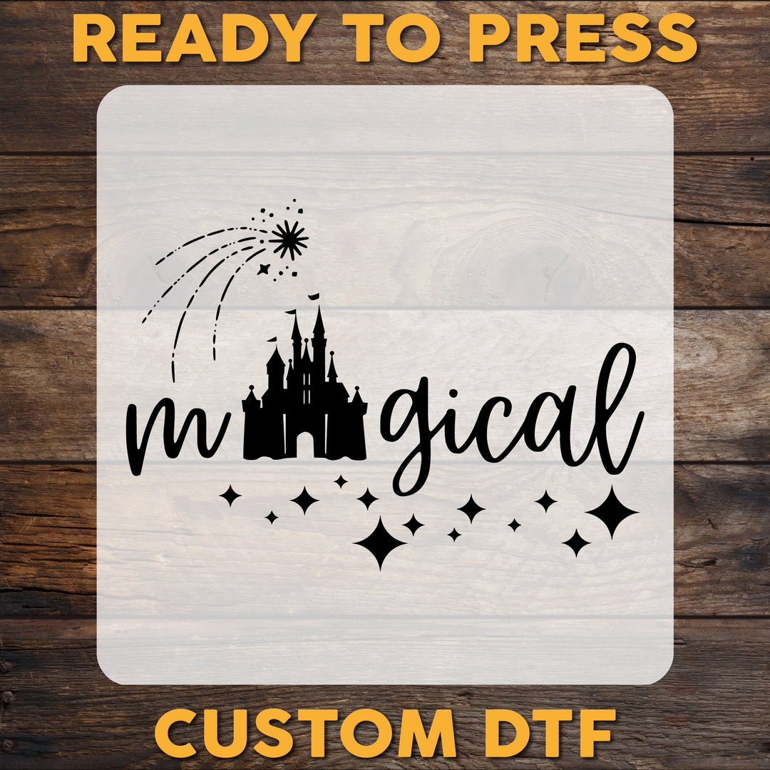 Magical DTF Transfer, Disney Family Trip Ready to Press, Disneyland ...