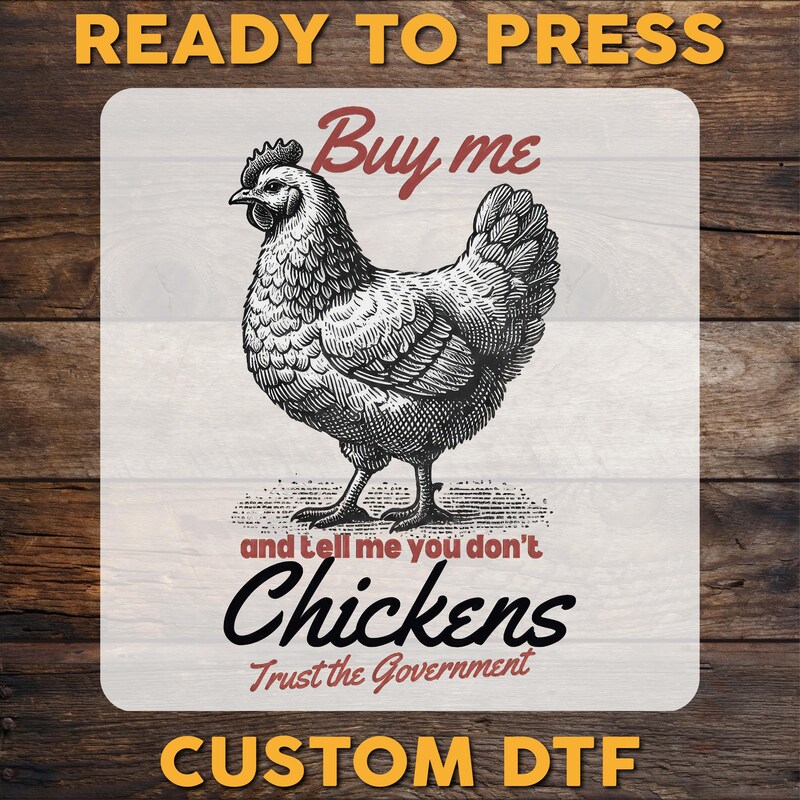 Chicken Heat Transfer - Etsy