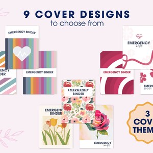 Emergency Binder Planner Printable Fillable PDF, What If Binder Bundle ...