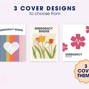 Emergency Binder Mini Fillable Printable PDF, What If Binder Bundle ...