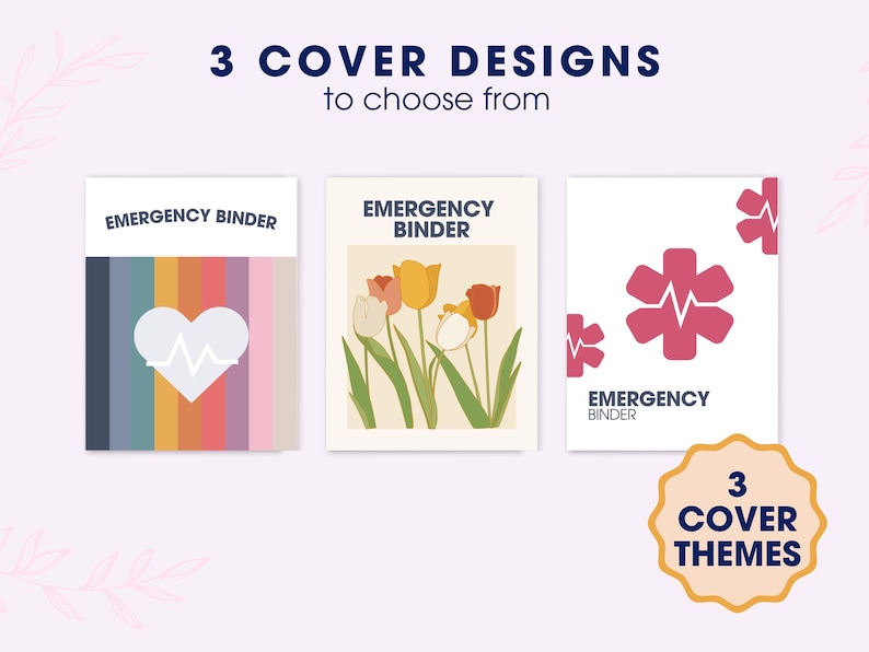 Emergency Binder Mini Fillable Printable PDF, What If Binder Bundle ...