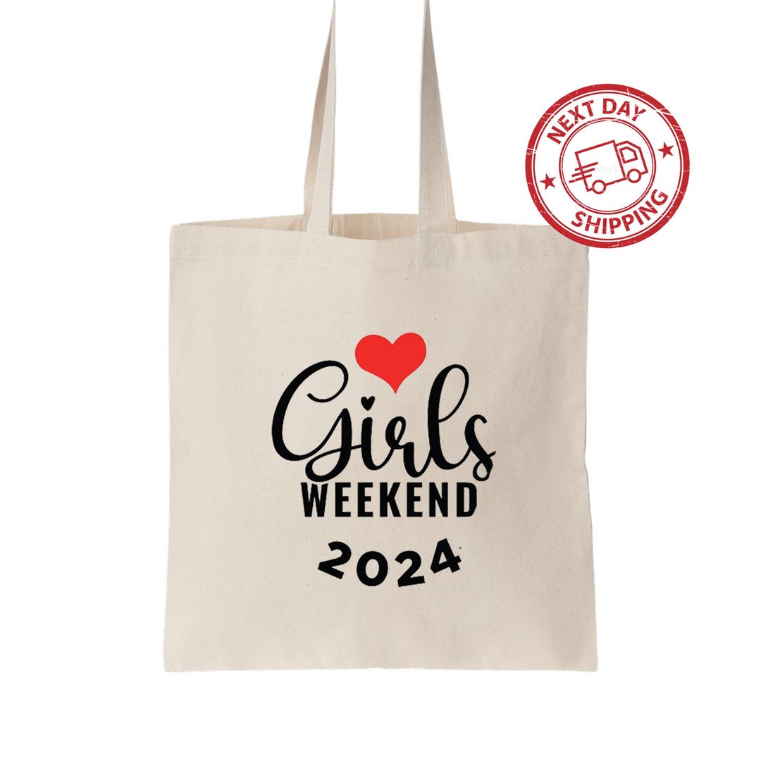 Girls Trip 2024 Tote Bag, Custom Besties Trip Tote Bag, Girls Weekend ...