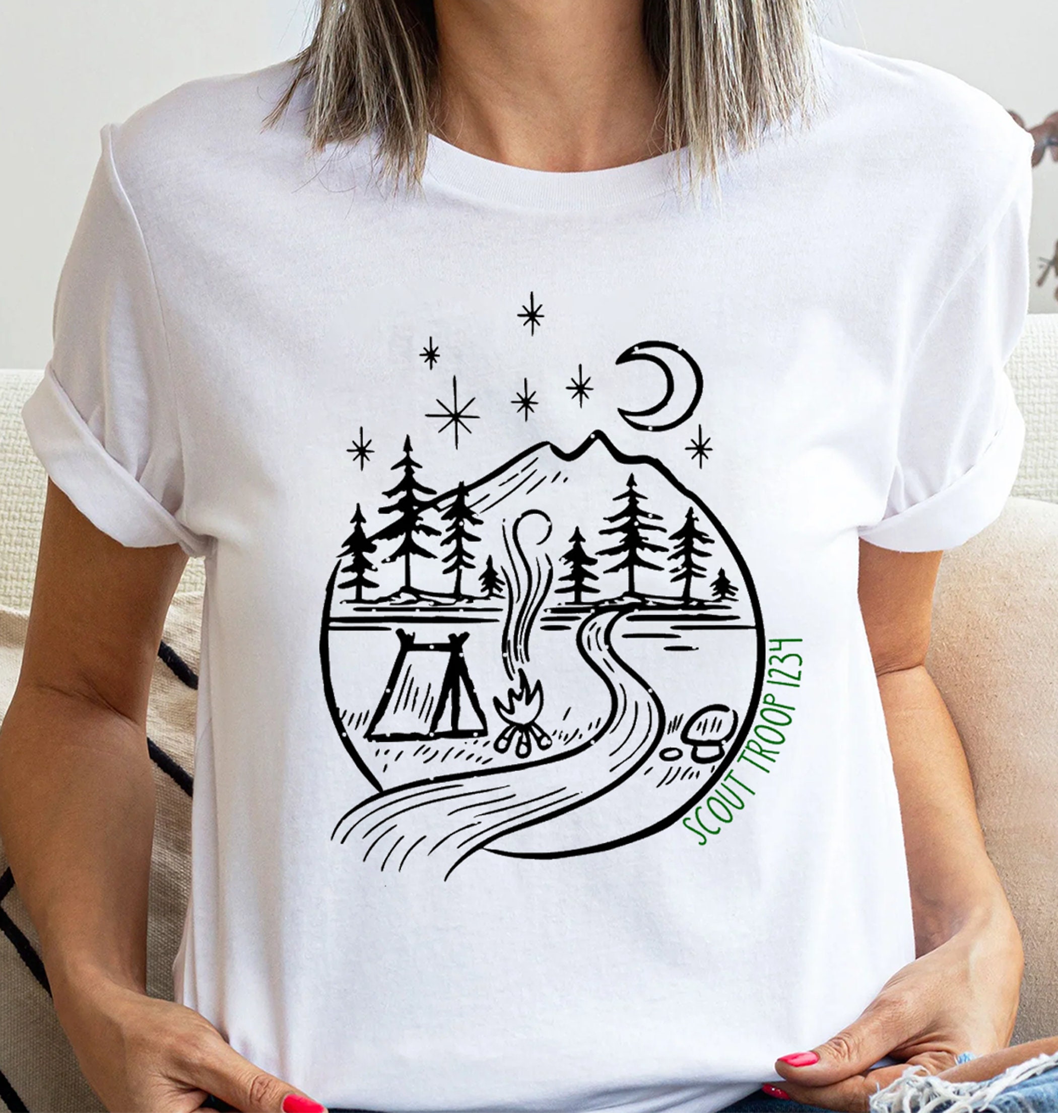 Scout Leader Shirt, Troop Scout Leader Gift, Camping Shirt, Camping ...