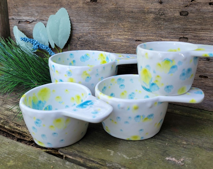 Mary Disommas Nested Ceramic Measuring Cups Boxed Gift Set 4 Cups ...