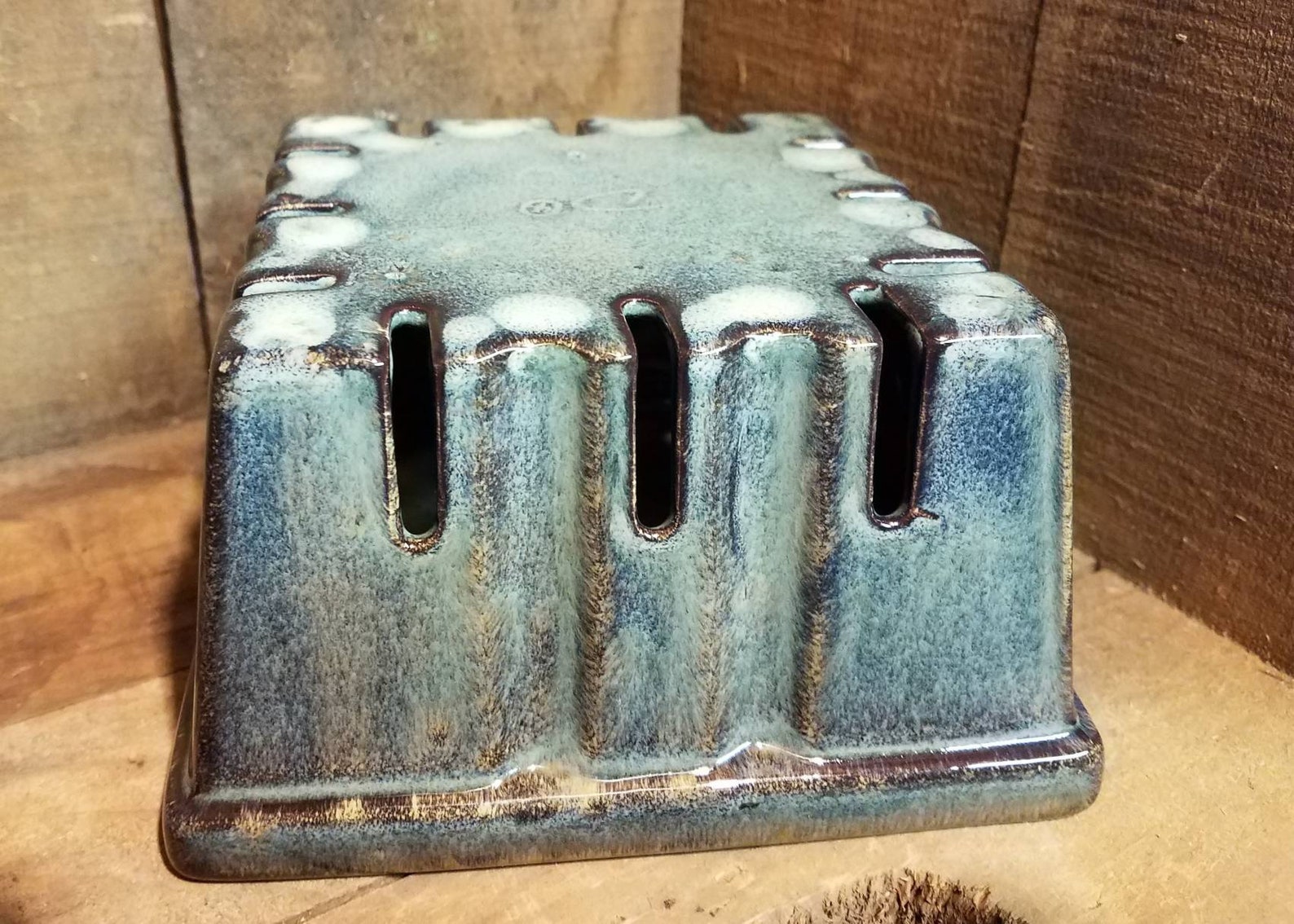 Reusable Ceramic Berry Stacking Storage Basket Beth's Blue | Etsy